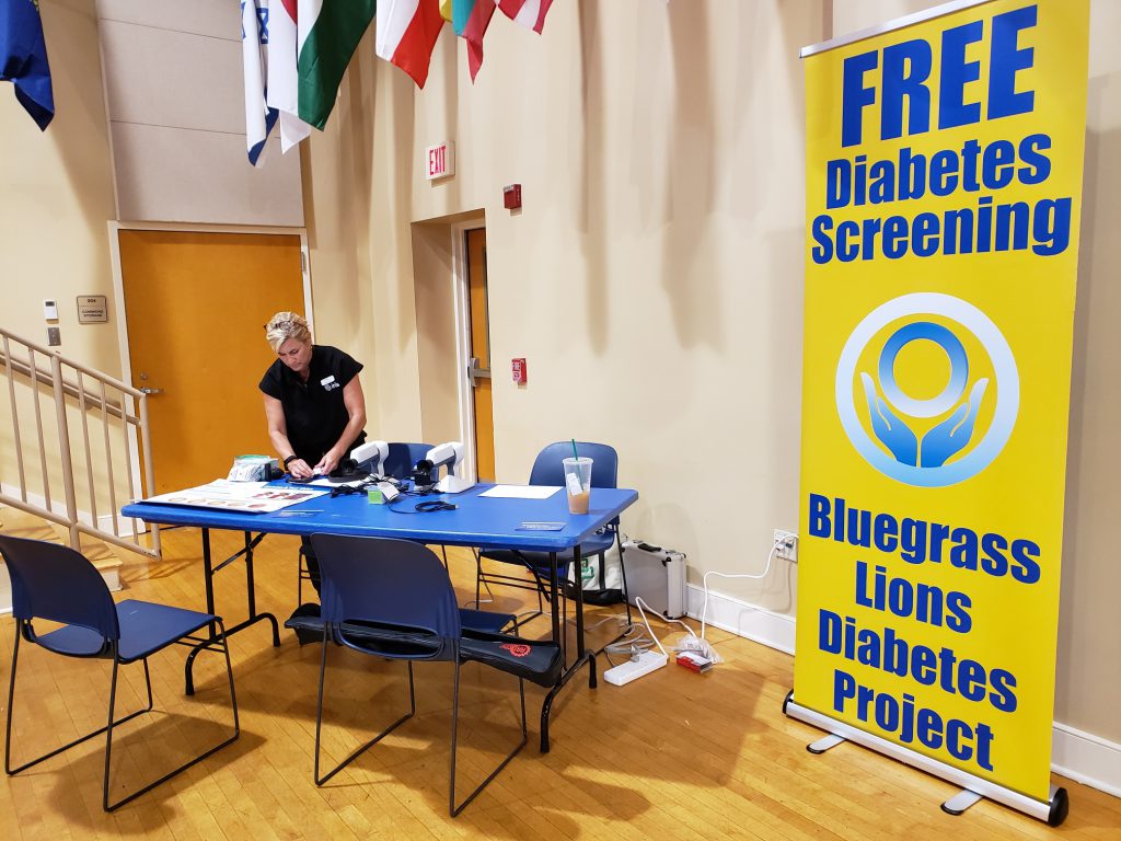 Diabetes Screening Event - Bluegrass Lions Diabetes Project